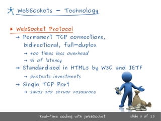 Real time coding with jWebSocket | PPT