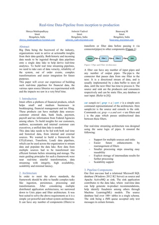 Real time data-pipeline from inception to production | PDF