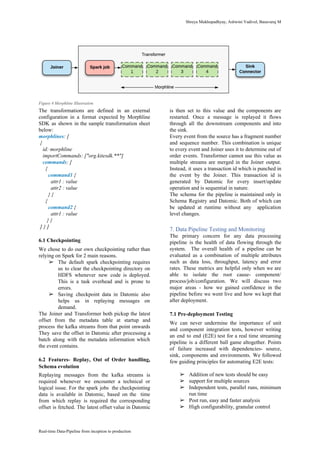 Real time data-pipeline from inception to production | PDF