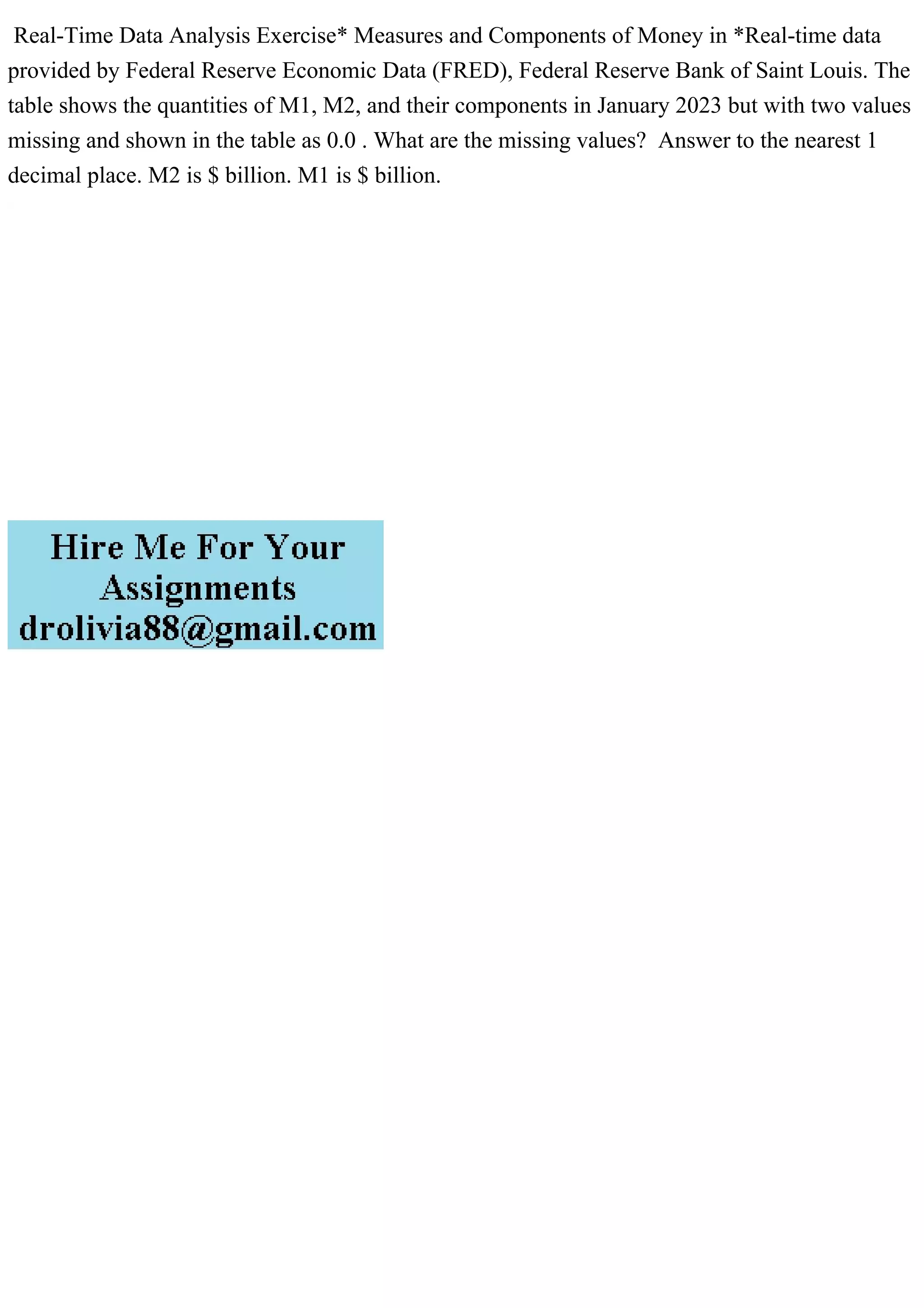 Real-Time Data Analysis Exercise Measures and Components of Money in.pdf