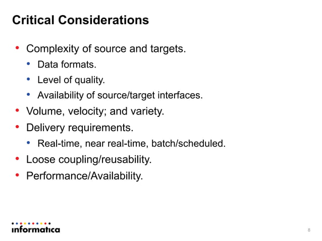 Real time data integration best practices and architecture | PPTX