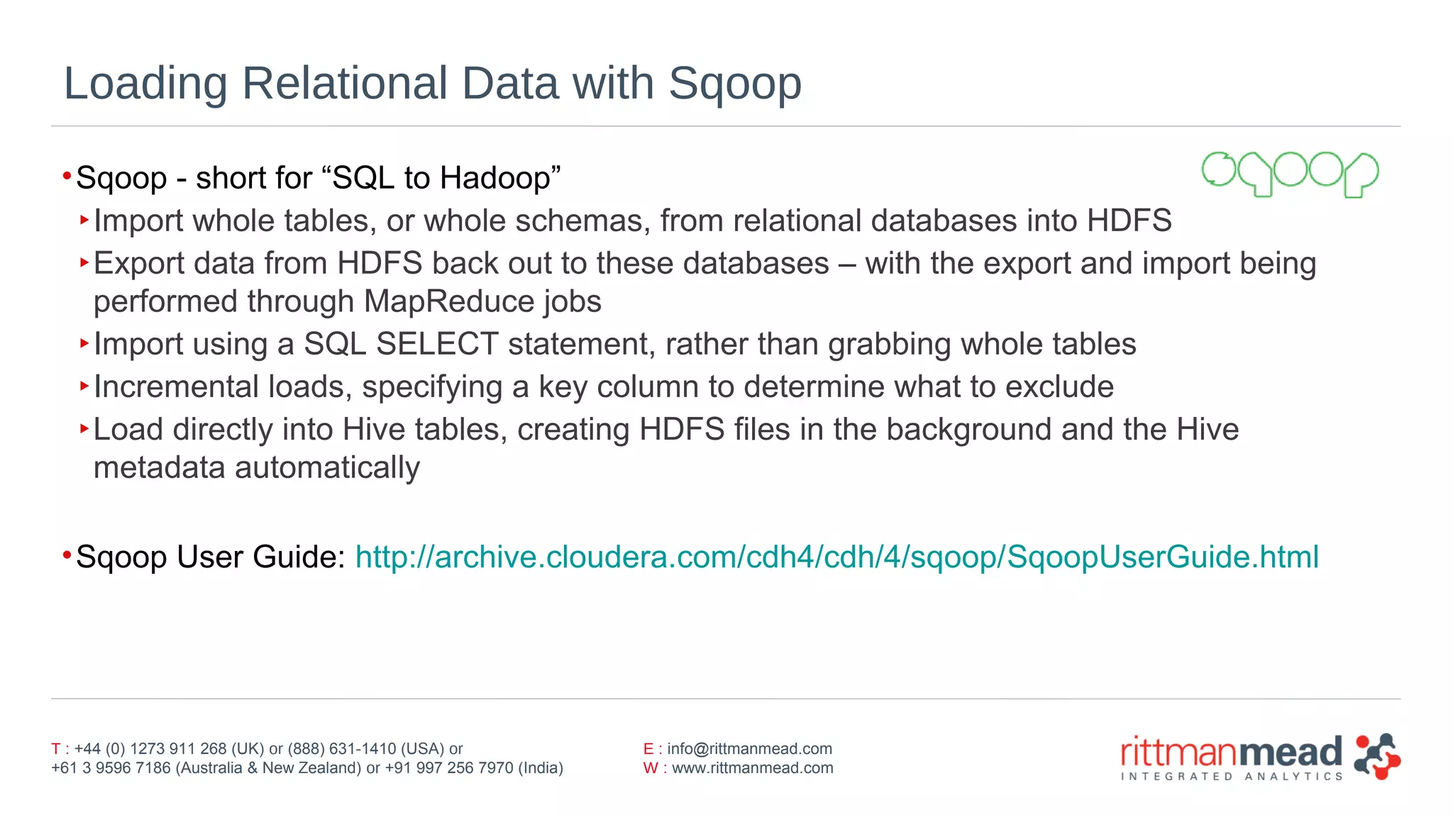 Real-Time Data Replication to Hadoop using GoldenGate 12c Adaptors | PPT