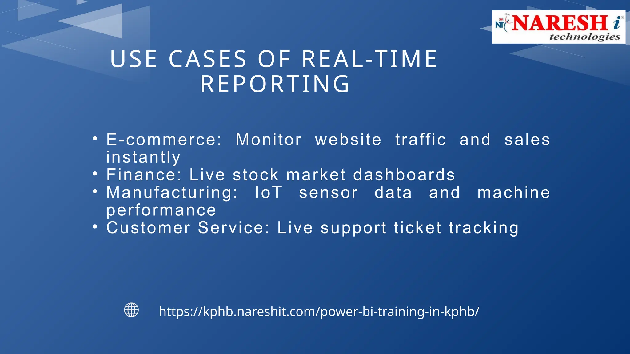 "Real-Time Data Reporting with Power BI" | PPTX