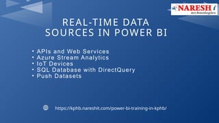 "Real-Time Data Reporting with Power BI" | PPTX
