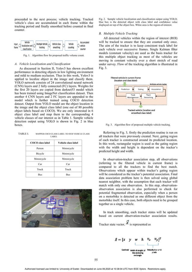 Real time deep-learning based traffic volume count for high-traffic urban arterial roads | PDF ...