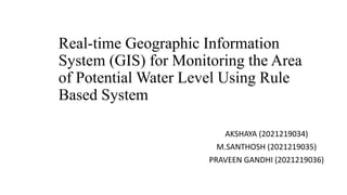 Real-time Geographic Information System (GIS) for.pptx