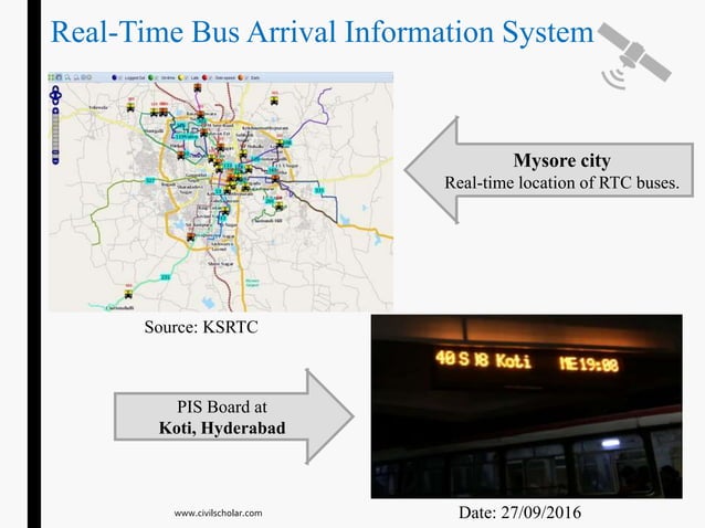 Real time information systems in Transportation | PPT