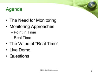 The Data Center in Real Time: Monitoring Tools Overview & Demo | PPTX ...