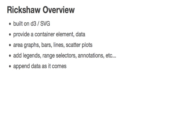 Real time metrics with rickshaw and nodejs | PPTX