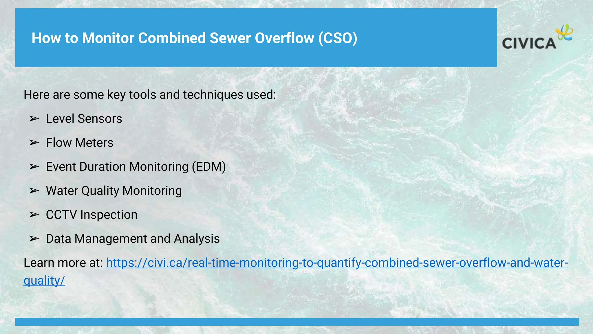 Monitoring Combined Sewer Overflow | PPT
