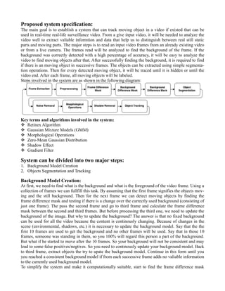 MATLAB Code + Description : Real-Time Object Motion Detection and ...