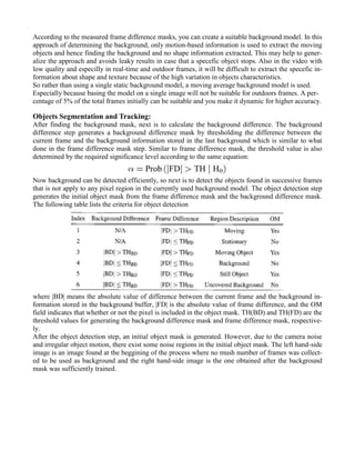 MATLAB Code + Description : Real-Time Object Motion Detection and ...