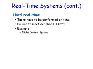 Real-Time Operating Systems Real-Time Operating Systems RTOS .ppt