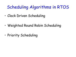 Real-Time Operating Systems Real-Time Operating Systems RTOS .ppt | Operating Systems | Computer ...