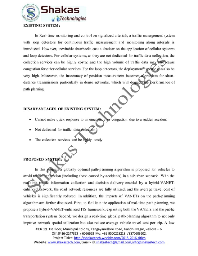 Real time path planning based on hybrid-vanet-enhanced transportation system | PDF