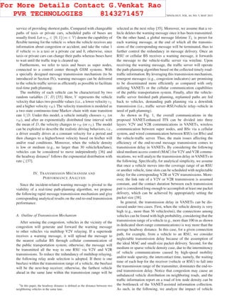 Real time path planning based on hybrid-vanet-enhanced transportation system | PDF | Computer ...