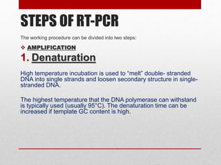 REAL-TIME PCR.pptx by UMNA FATIMA- BIOMED | PPTX