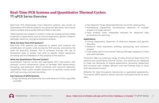 Real-Time PCR Systems and Quantitative Thermal Cyclers – TT-qPCR Series ...