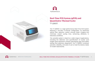 Real-Time PCR Systems and Quantitative Thermal Cyclers – TT-qPCR Series ...