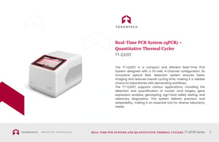 Real-Time PCR Systems and Quantitative Thermal Cyclers – TT-qPCR Series ...