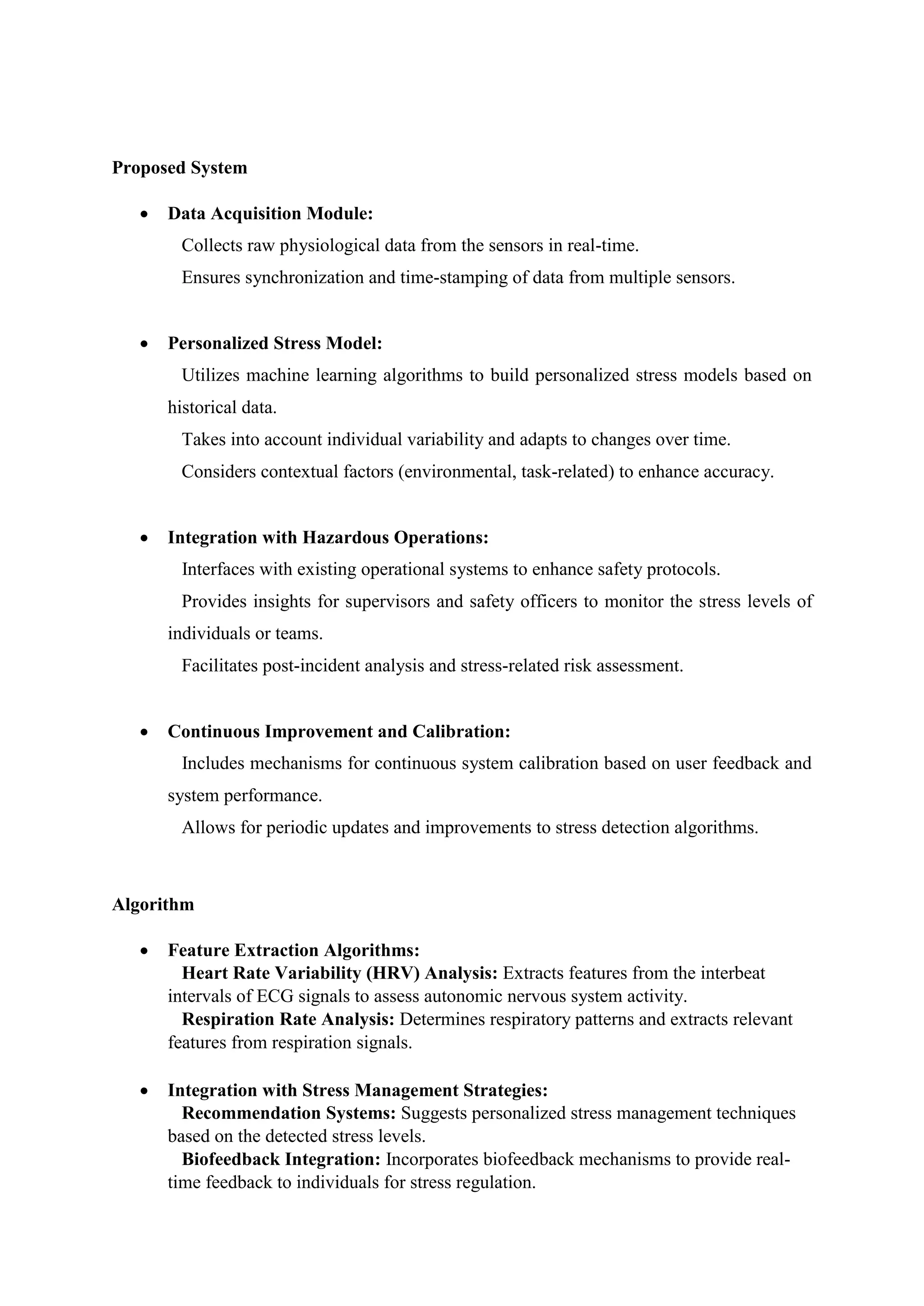 Real-Time Personalized Physiologically Based Stress Detection for ...