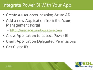 Real Time Power BI | PPTX