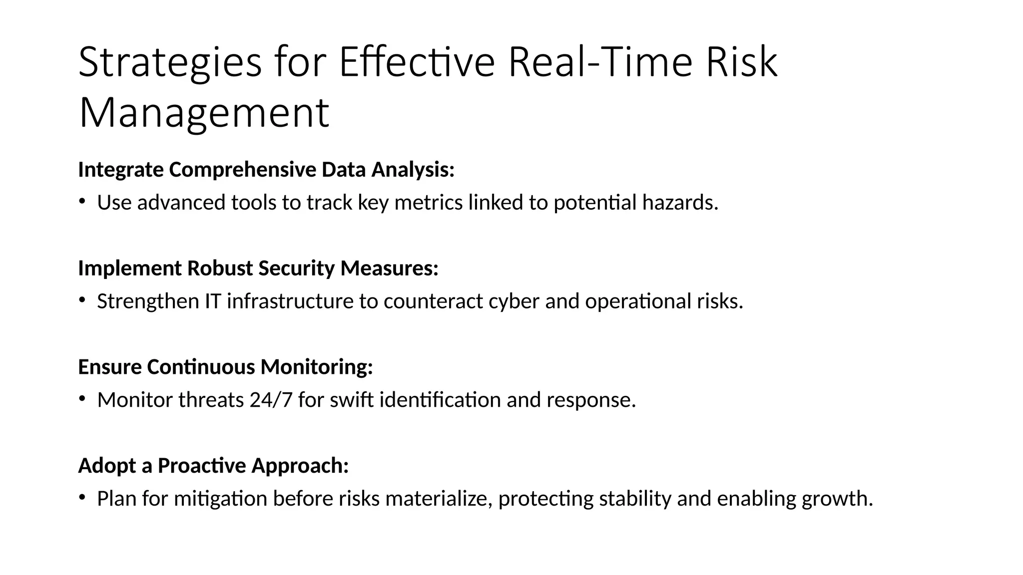 Real-Time Risk Management Strategies for Contemporary Business ...