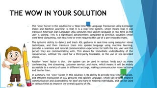 Real-time Sign Language Translation using Computer Vision and Machine ...