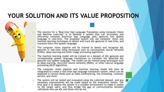 Real-time Sign Language Translation using Computer Vision and Machine ...