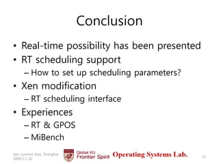 Real Time Support For Xen | PDF | Operating Systems | Computer Software and Applications