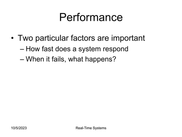 Real-Time Systems Intro.pptx | Operating Systems | Computer Software and Applications