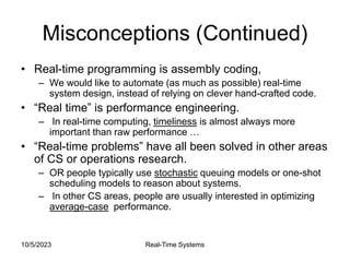 Real-Time Systems Intro.pptx | Operating Systems | Computer Software and Applications