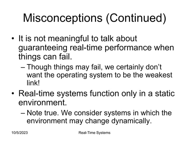 Real-Time Systems Intro.pptx | Operating Systems | Computer Software and Applications
