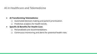 Carepoi: Real-Time Telemedicine and Patient Monitoring in Pharmacies | PPTX
