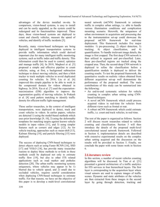 Real time vehicle counting in complex scene for traffic flow estimation using multi-level ...