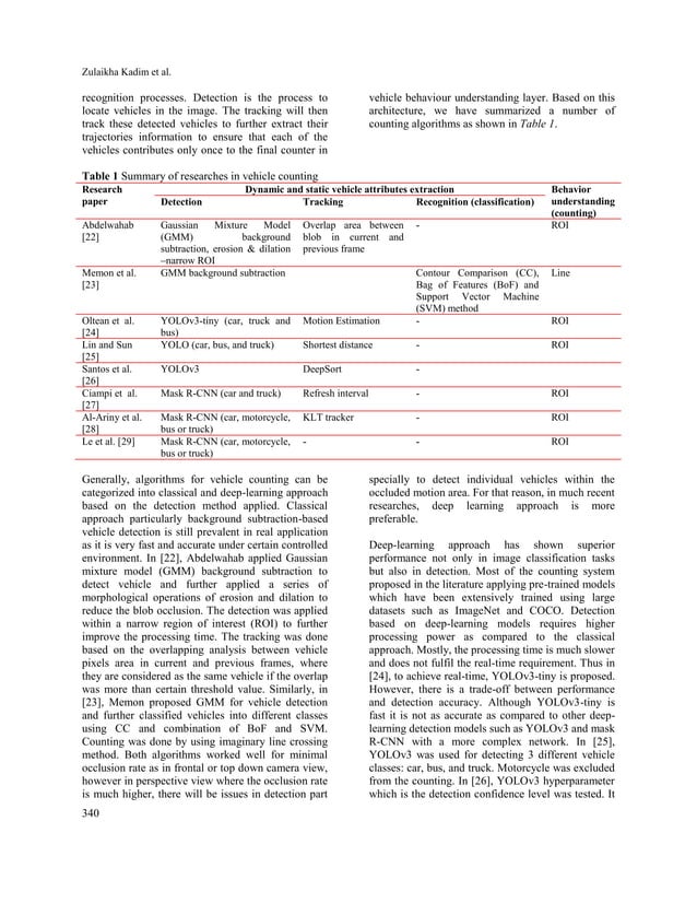 Real time vehicle counting in complex scene for traffic flow estimation using multi-level ...