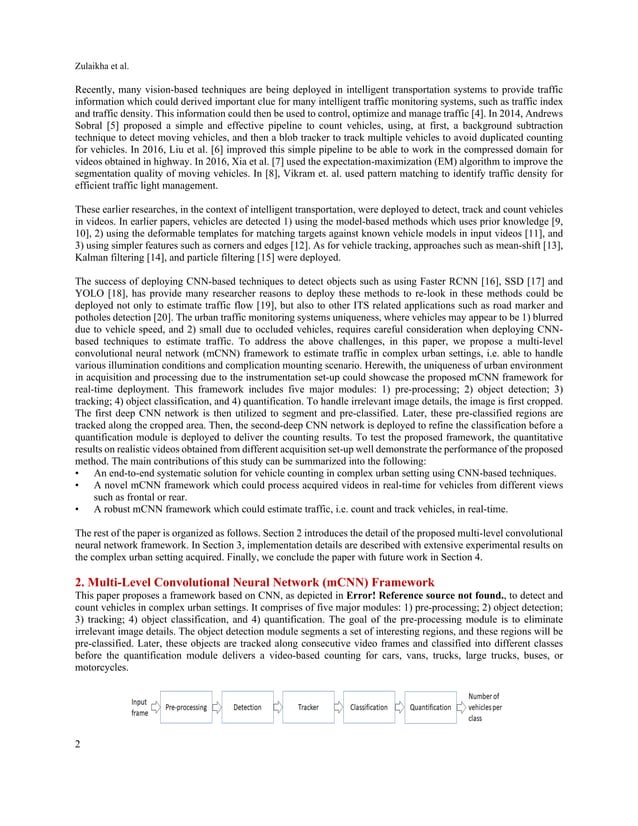 Real Time Vehicle Counting In Complex Scene For Traffic Flow Estimation Using Multi Level