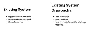 REAL-TIME VIDEO BASED VIOLENCE DETECTION SYSTEM IN PUBLIC AREA USING ...
