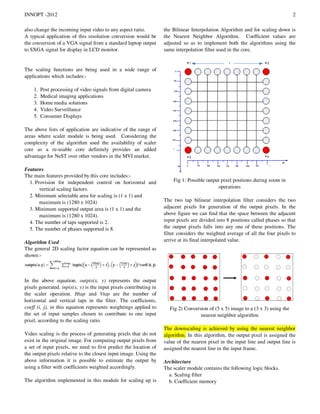 Real Time Video Processing in FPGA | PDF