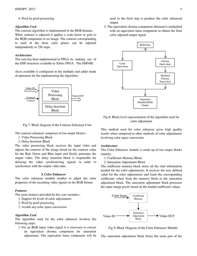 Real Time Video Processing in FPGA | PDF