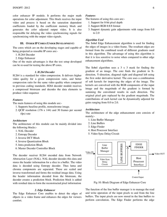 Real Time Video Processing in FPGA | PDF
