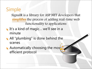 Real time web applications with signal r | PPTX | Computer Software and ...
