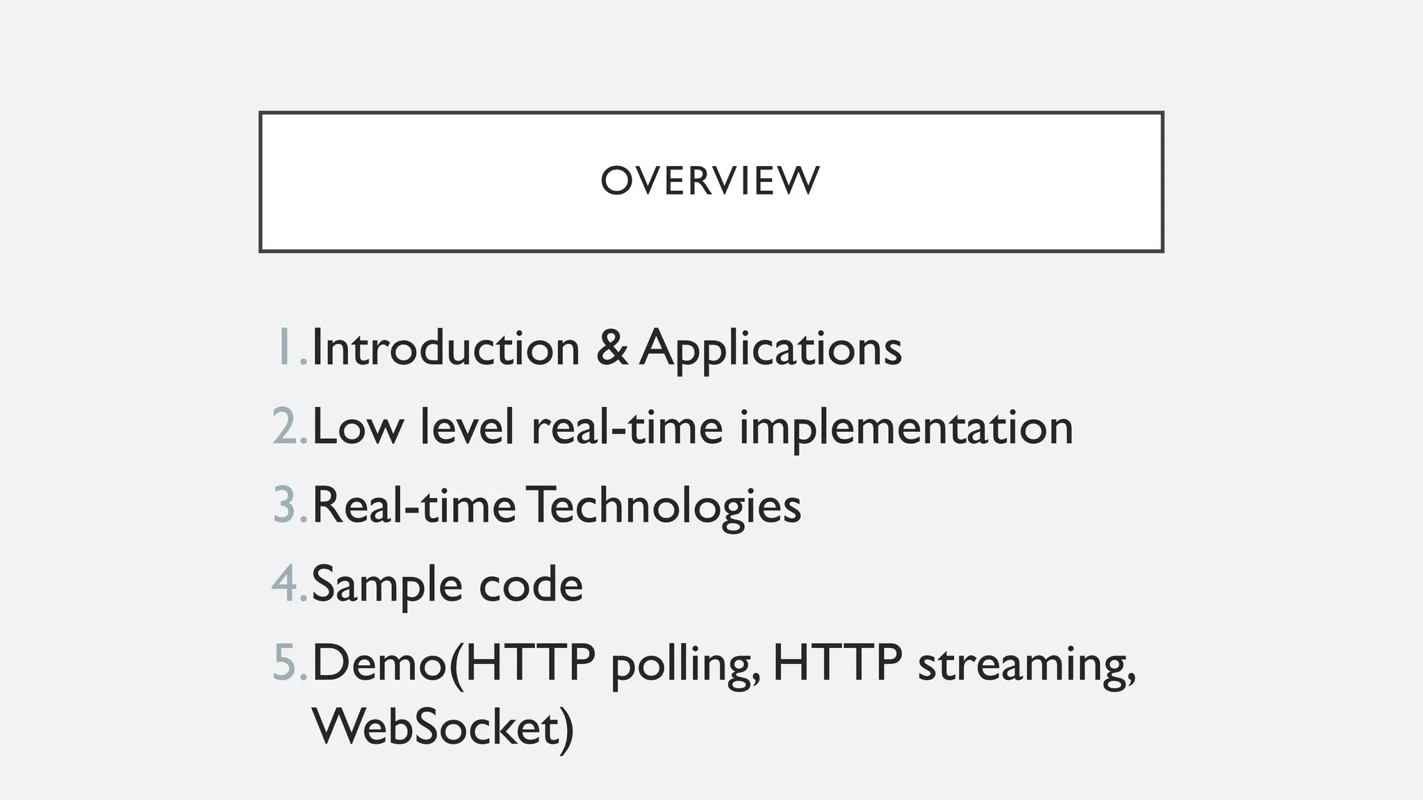 Real Time Web Apps Ppt