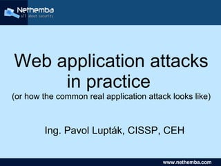 Real web-attack-scenario | PPT