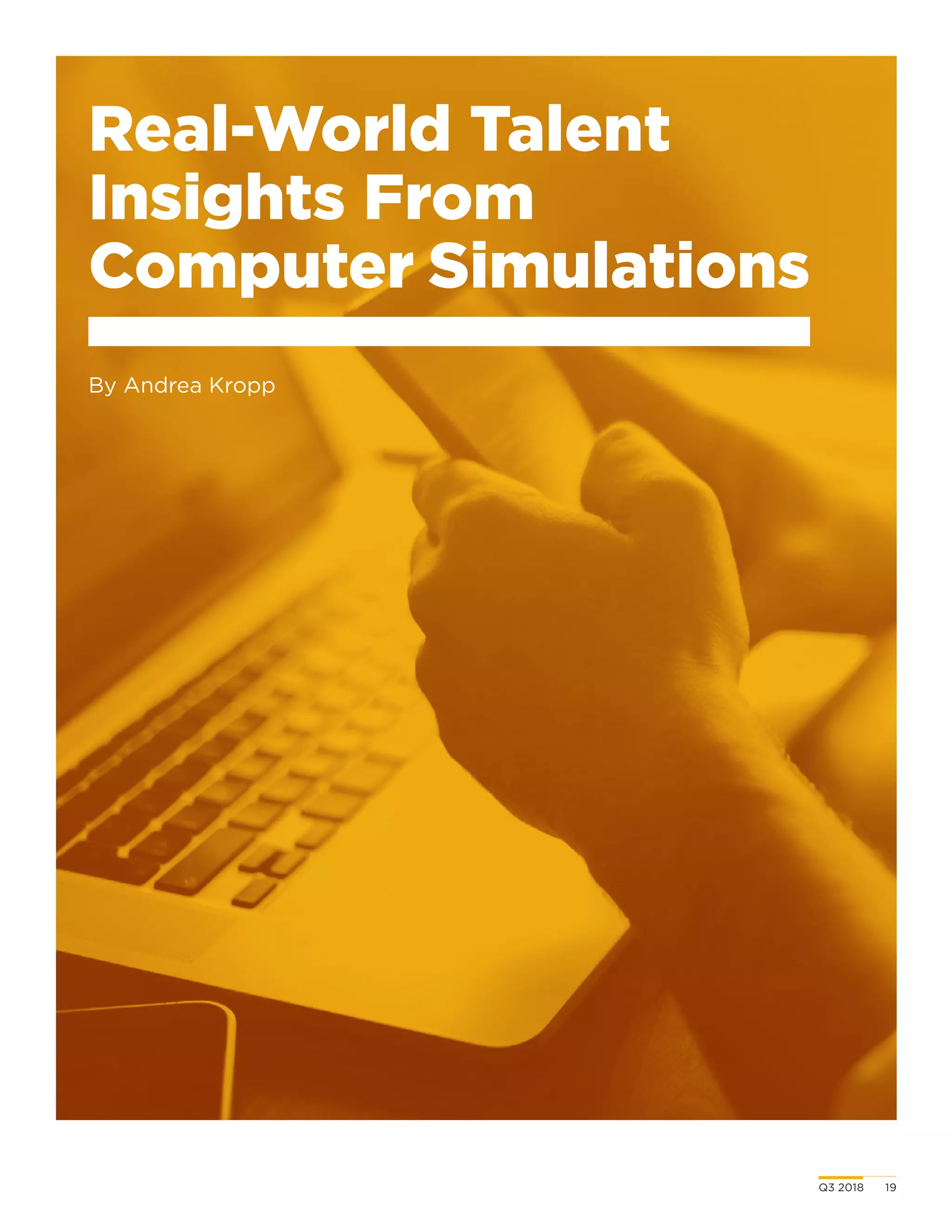 Real World Talent Insights From Computer Simulations | PDF | Physics | Science