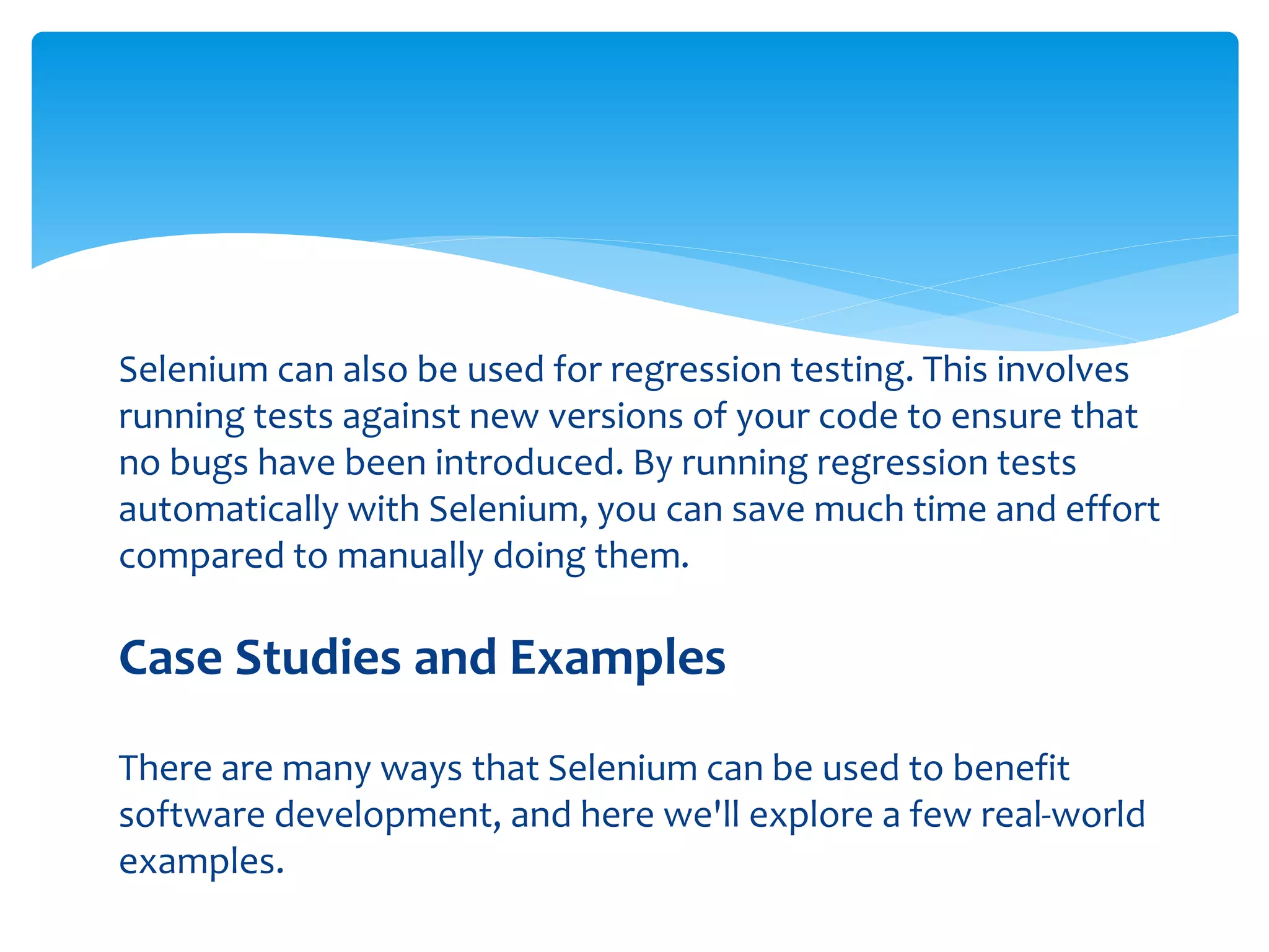 Real-World Applications of Selenium in Software Development.pptx