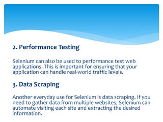 Real-World Applications of Selenium in Software Development.pptx