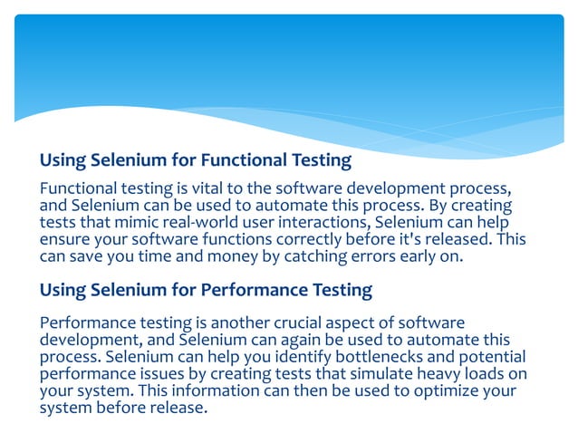 Real-World Applications of Selenium in Software Development.pptx