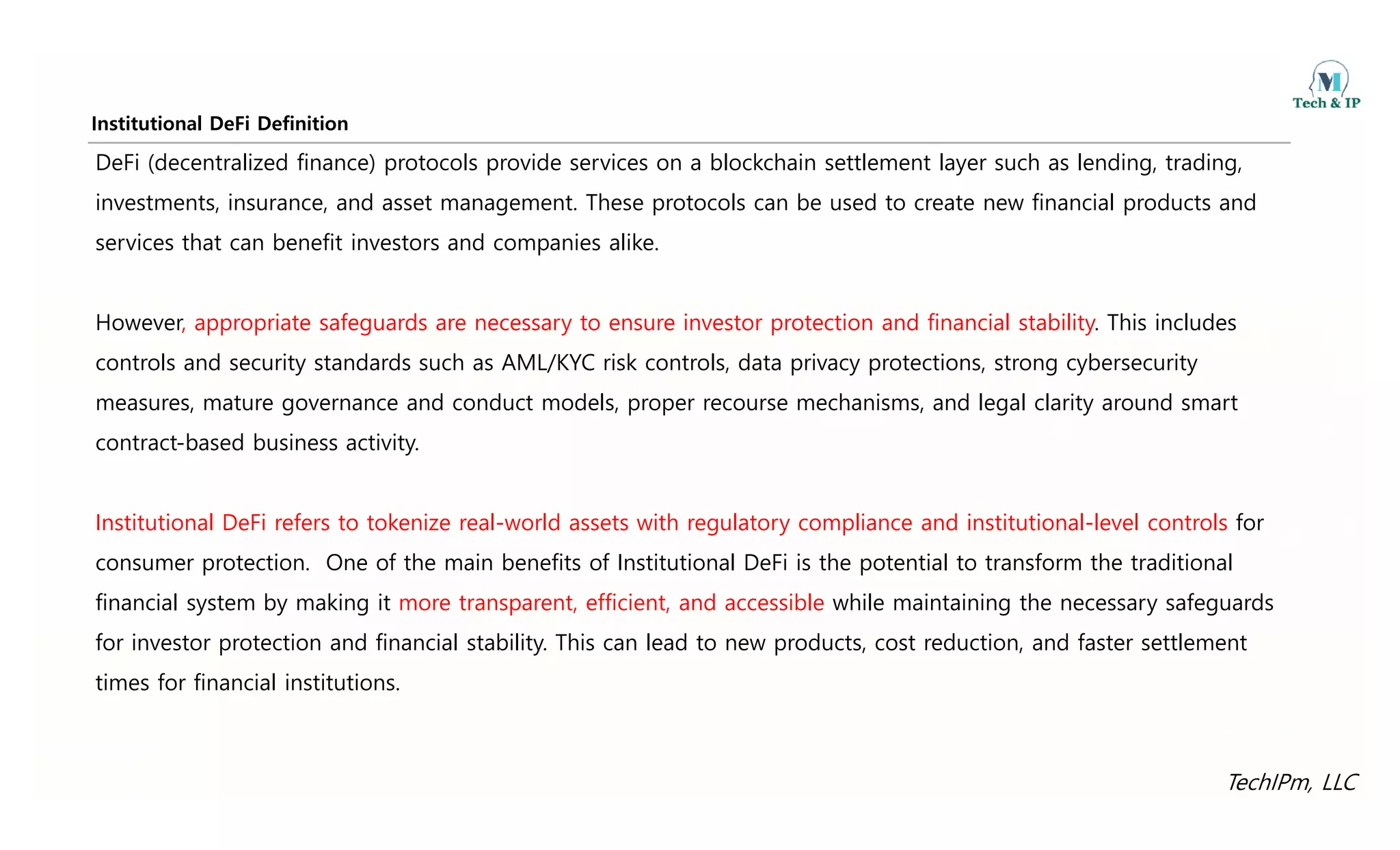 Real-World Assets STO + Institutional DeFi Integration | PPT