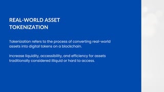 Types of Real - World Asset Tokenization | PDF